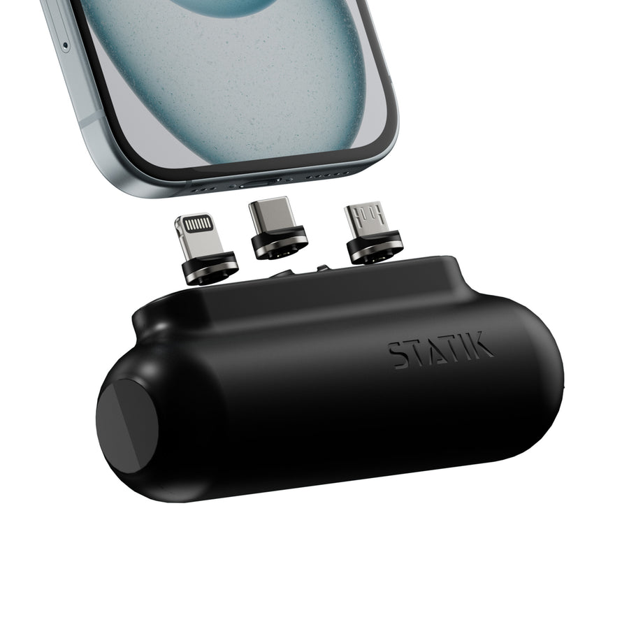 Snap-N-Charge™ | Universal Magnetic Power Bank | 3000mAh