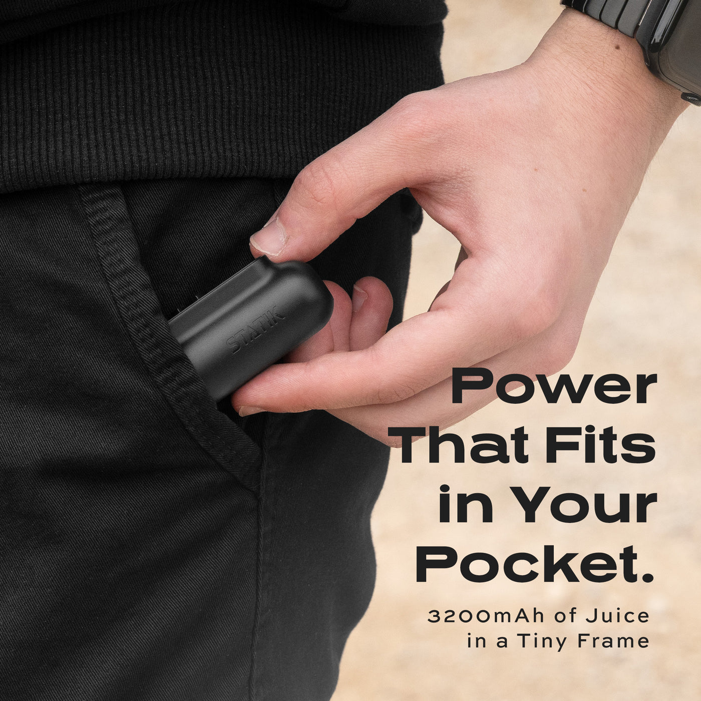 Snap-N-Charge™ | Universal Magnetic Power Bank | 3000mAh