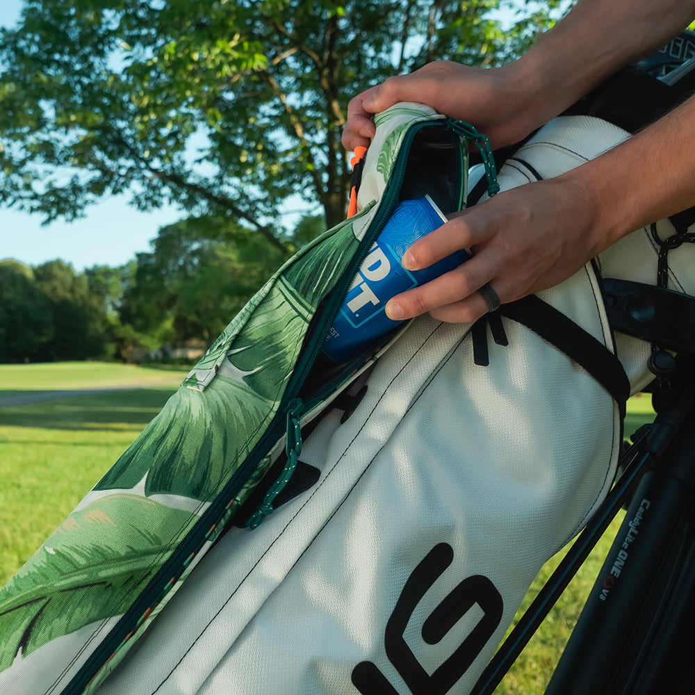Bogey Barrel Floral | World's 1st Drink Sleeve | Attaches To Any Golf