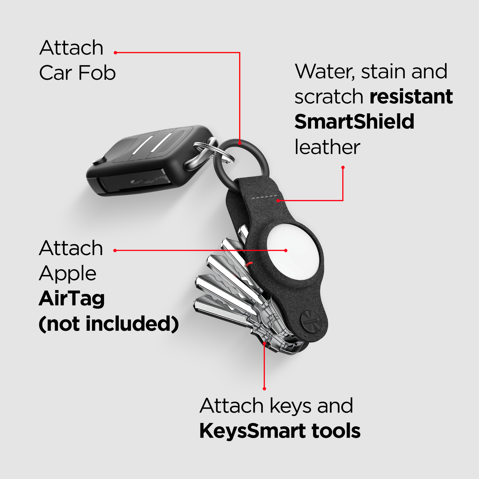 KeySmart Air Smart Key Organizer | KeySmart