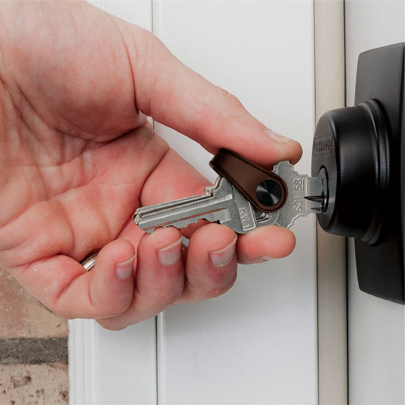 KeySmart® Mini Leather | Holds Up to 5 Keys Plus Car Key Fob | Full-Gr