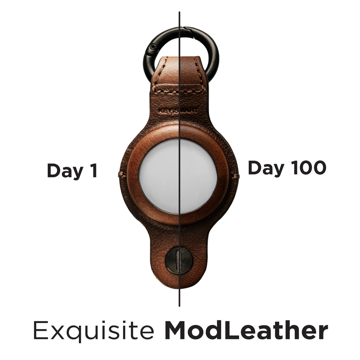 KeySmart® Air Leather Smart Key Organizer